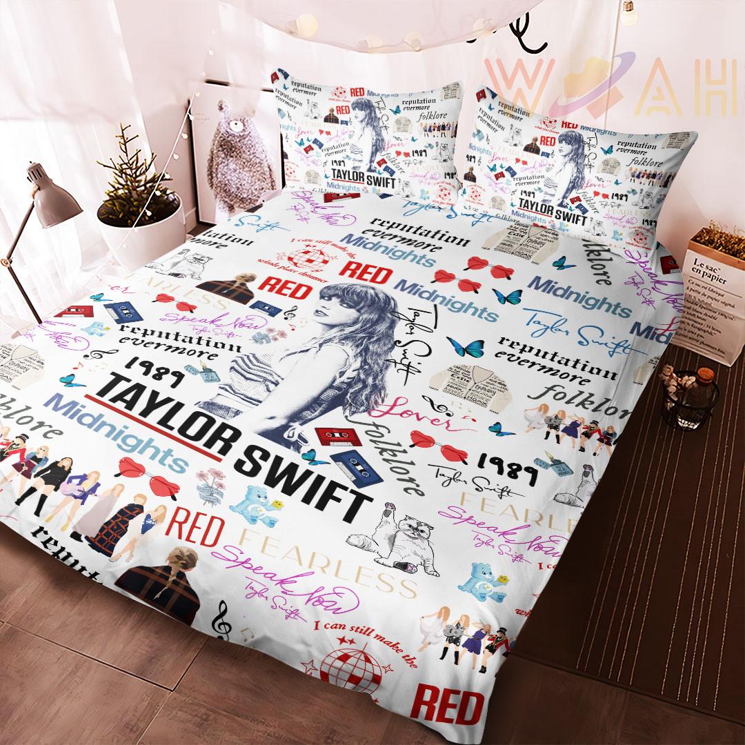 Taylor Swift bedding set WOAHTEE29823S4 - WoahTee - WoaahTee Shop