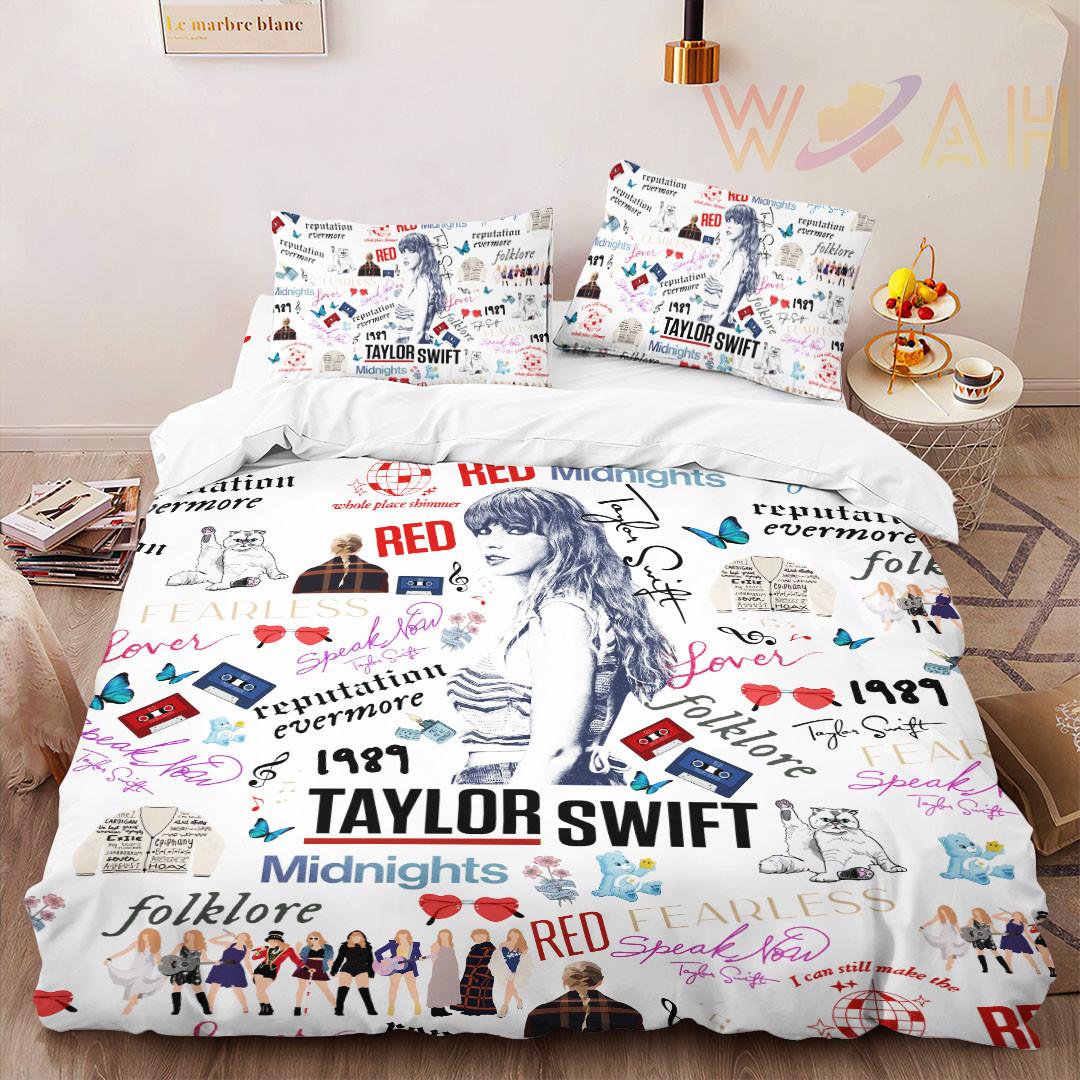 Taylor Swift bedding set WOAHTEE29823S4 - WoahTee - WoaahTee Shop
